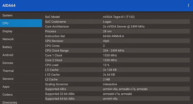 AIDA64 հավելվածի միջոցով կարող եք իմանալ Ձեր Android սարքի մասին ...